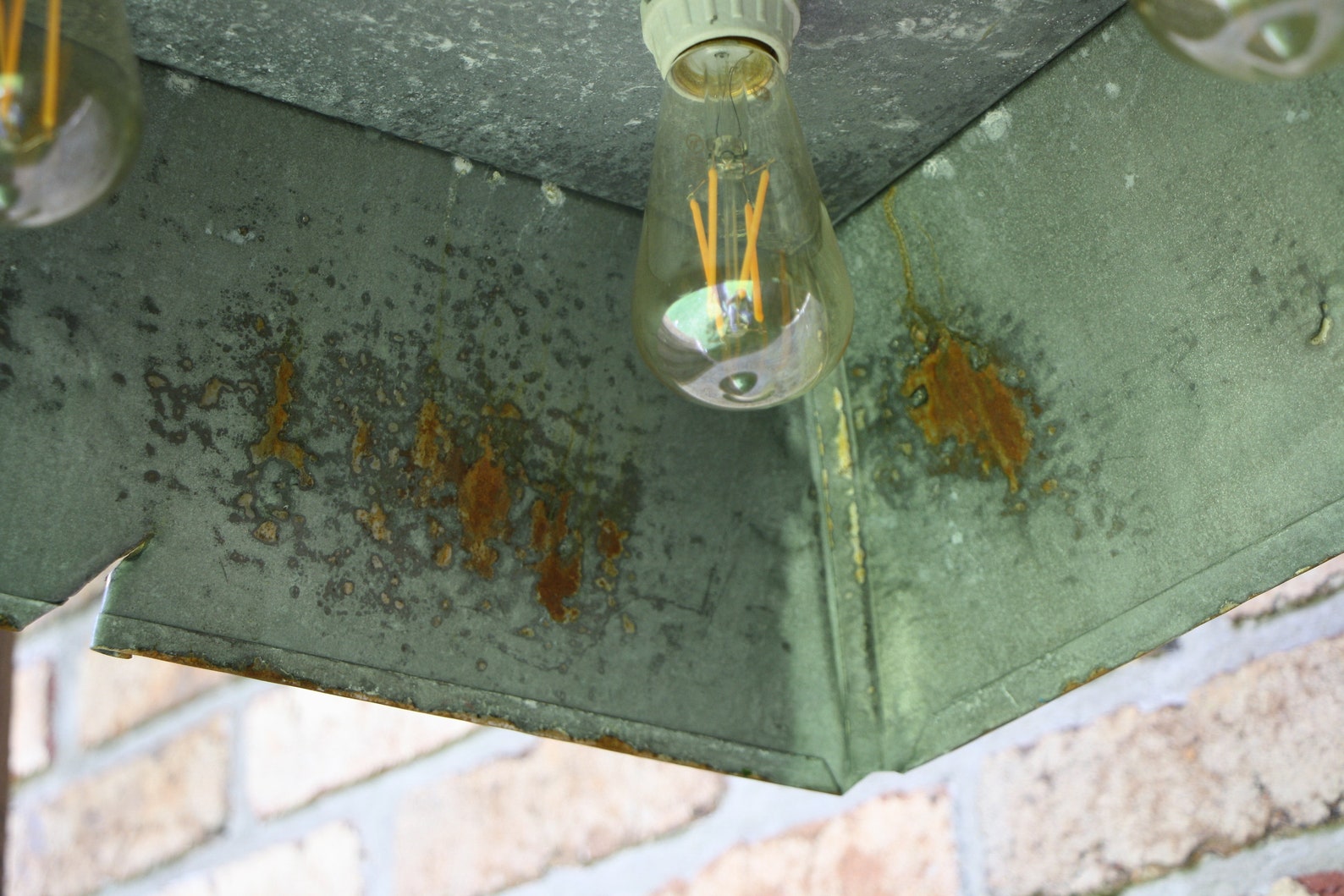 Rustic Industrial Trough Light Galvanized Light W/bulbs | Etsy