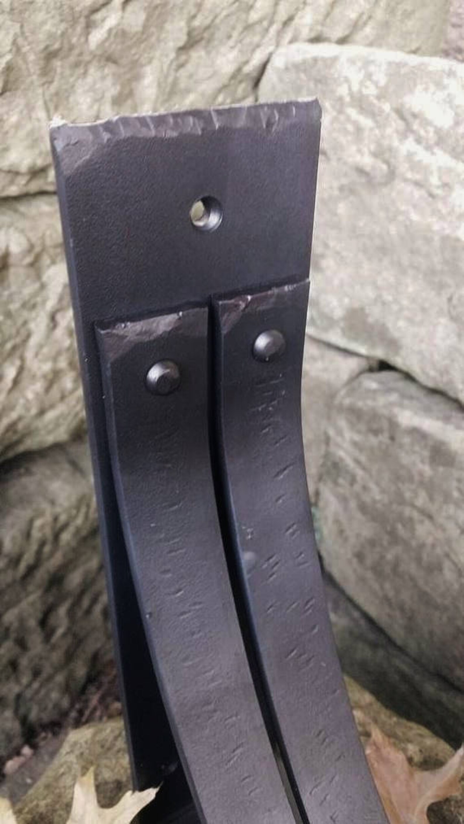 SET of TWO Rustic Industrial Shelf Bracket - Heavy Duty Steel Shelf ...