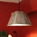 Rustic Industrial Galvanized Light Galvanized Pendant Light W/bulbs ...