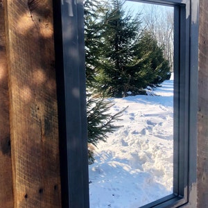 Rustic Industrial Mirror Frame 2436 | Etsy