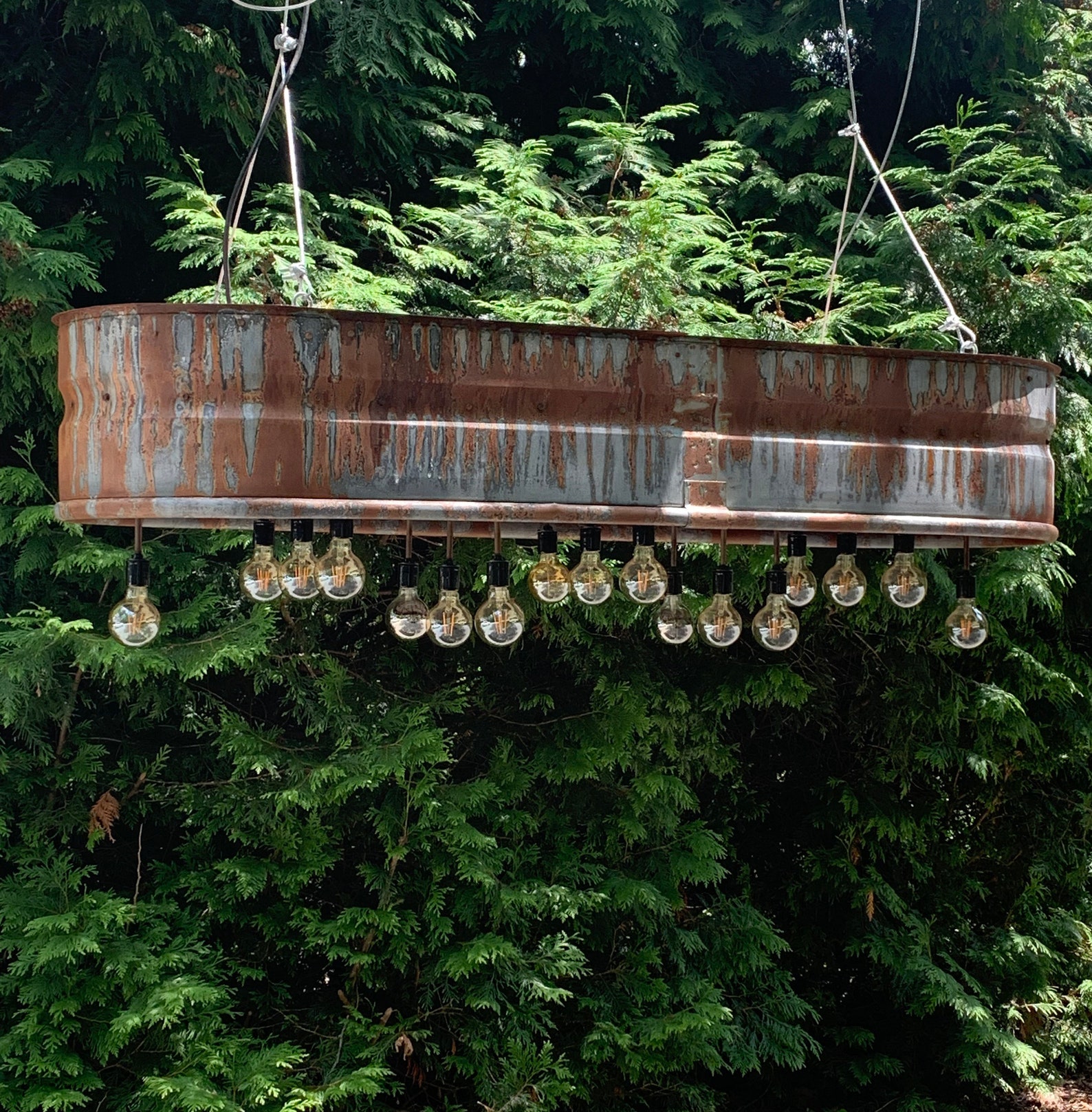 Rustic Trough Light Rustic Tank Light Farmhouse Lighting - Etsy