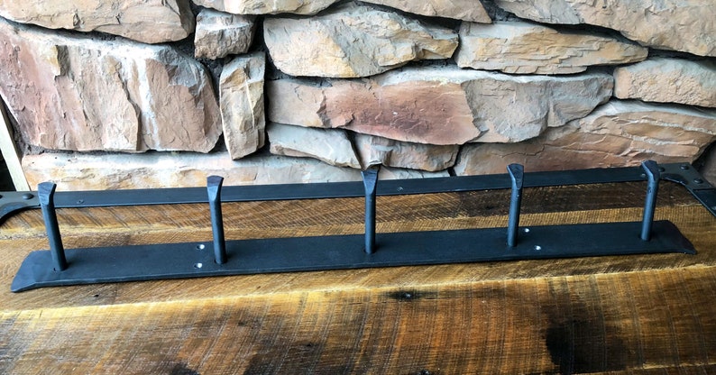 Wall Mounted Coat Rack Rustic Industrial Coat Rack Rustic - Etsy