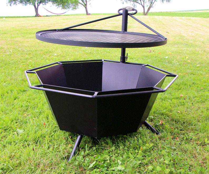 Patio Fire Pit, Barbeque Pit #3016 - Etsy
