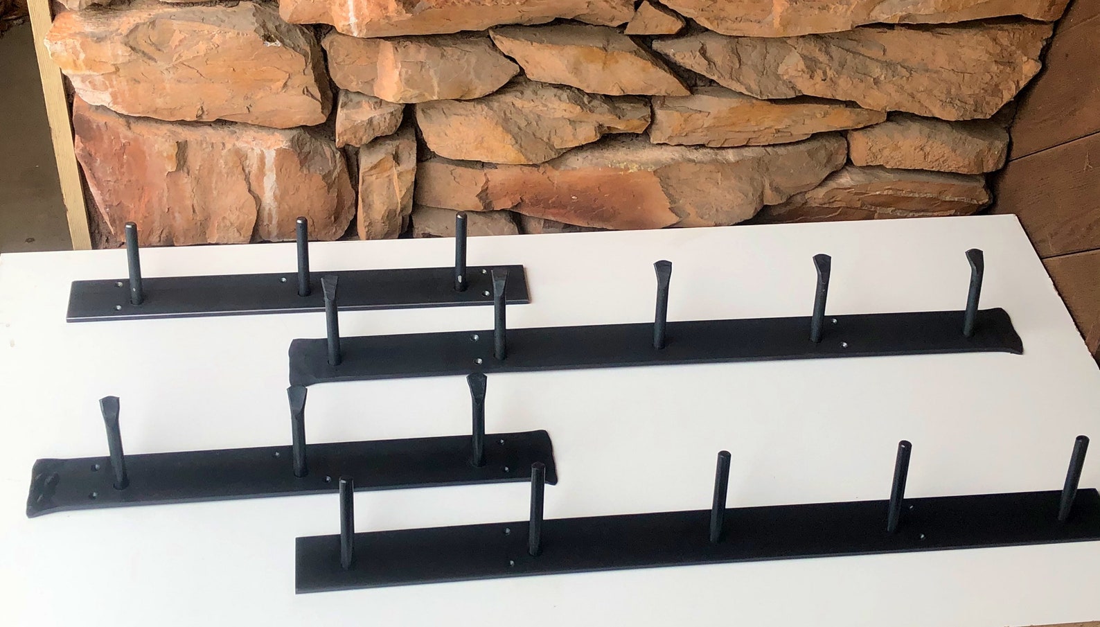Wall Mounted Coat Rack, Industrial Coat Rack, Rustic Coat Rack, Custom ...