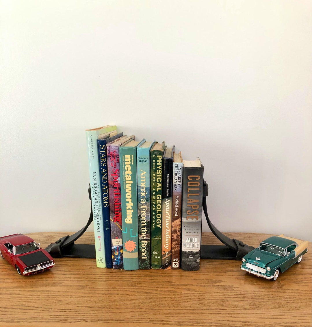 Rustic Industrial Book End - Heavy Duty Steel Book End #BE7071 - Etsy