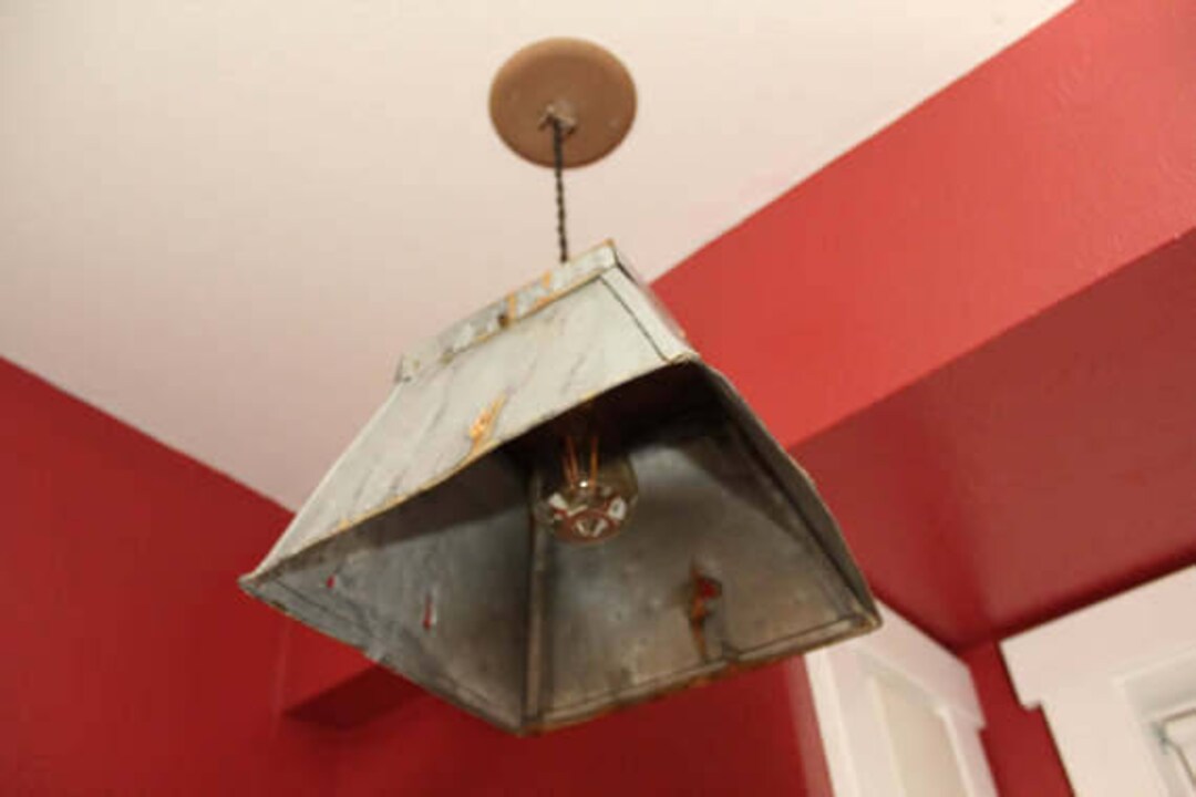 Rustic Industrial Galvanized Light Galvanized Pendant Light W/bulbs ...