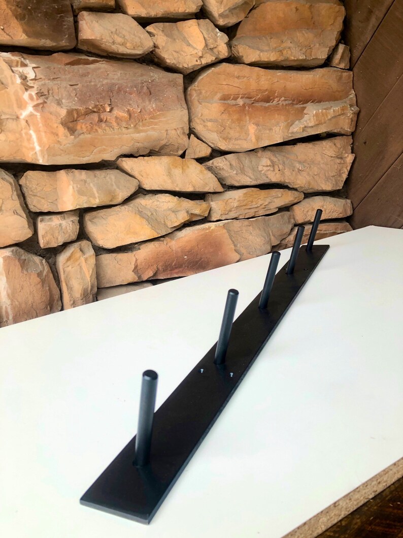 Wall Mounted Coat Rack, Industrial Coat Rack, Rustic Coat Rack, Custom ...