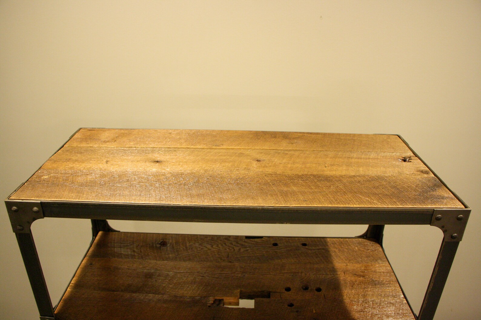 Rustic Industrial Bookcase 63165 - Etsy