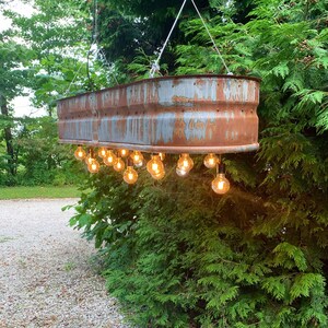 Rustic Trough Light, Rustic Tank Light, Farmhouse Lighting #602412 - Etsy
