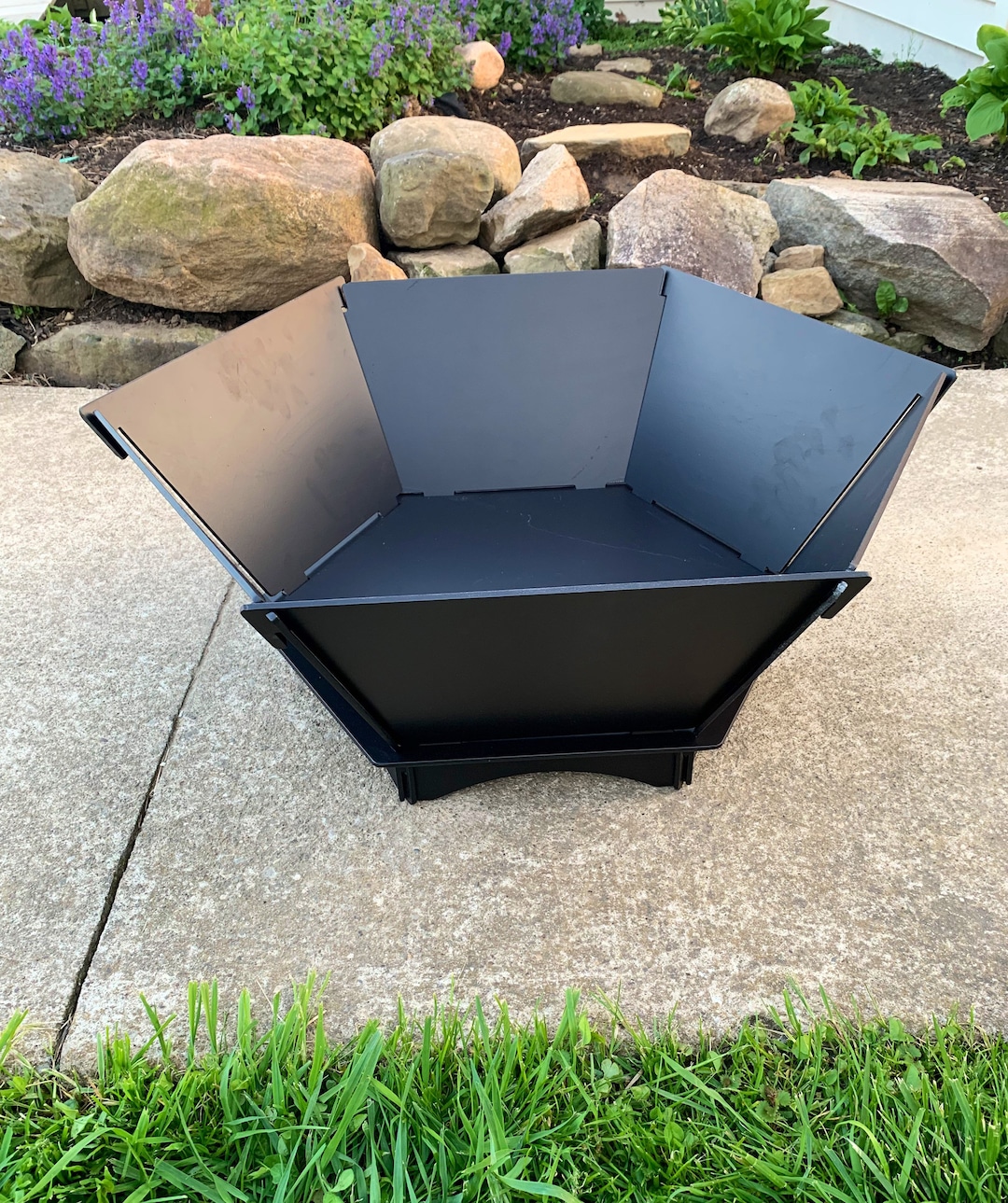 Collapsible Fire Pit, Stackable Fire Pit, Camping Fire Pit #624 - Etsy