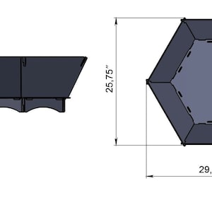 Collapsible Fire Pit, Stackable Fire Pit, Camping Fire Pit #624 - Etsy