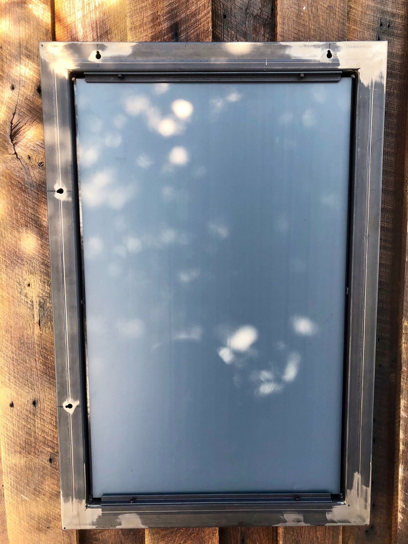 Rustic Industrial Mirror Frame 2436 | Etsy