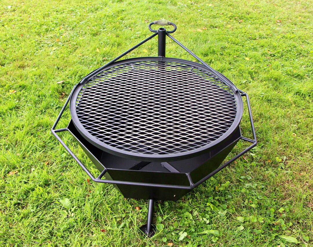 Patio Fire Pit, Barbeque Pit #3016 - Etsy