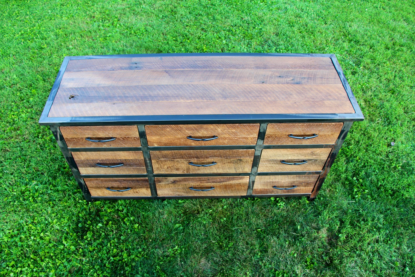 Rustic Industrial Dresser Reclaimed Wood Dresser 632036 - Etsy