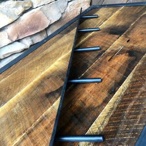 Wall Mounted Coat Rack, Industrial Coat Rack, Rustic Coat Rack, Custom ...