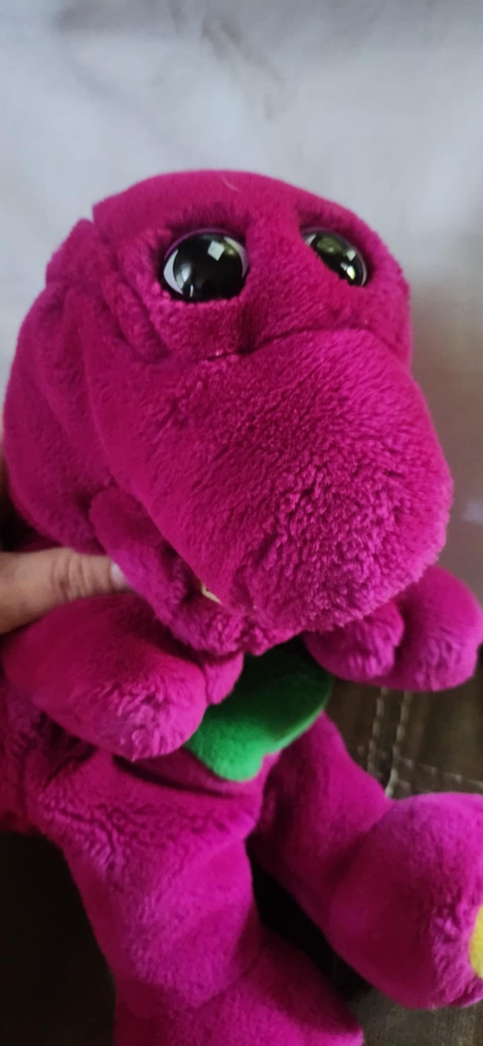 Vintage 1992 Dakin Plush Barney Hand Puppet Toy - Etsy