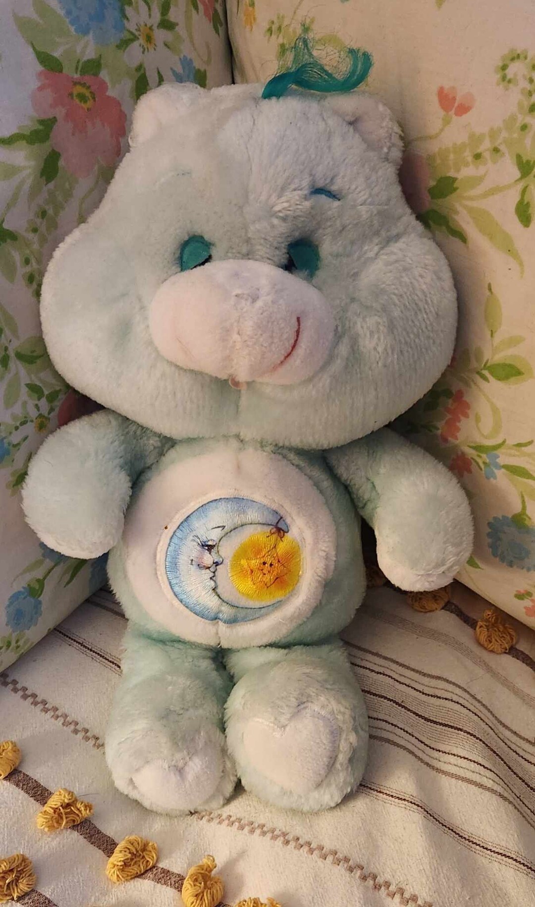 Vintage Kenner Bedtime Care Bear 80s Retro Toy Plush Needs TLC FREE ...