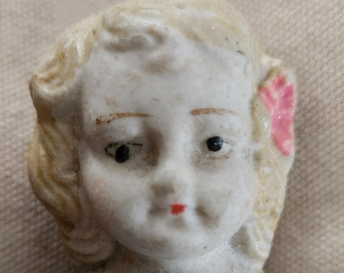 Vintage Porcelain Doll Head Antique Part Restore Assemblage Art - Etsy