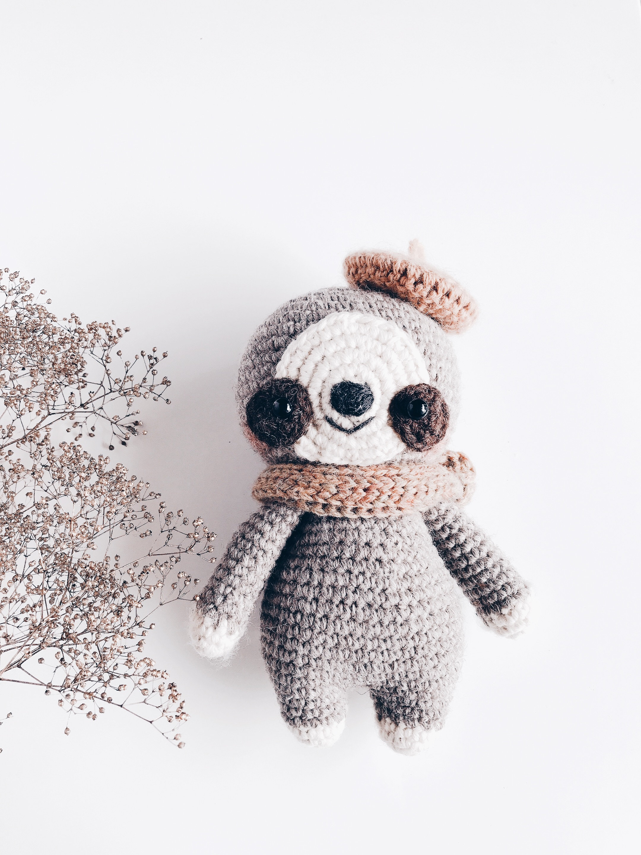 Sloth Crochet Pattern : Ola the Sloth Amigurumi Pattern, PDF Sloth ...