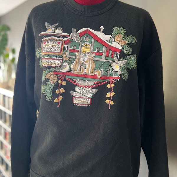 Winter Scene Sweater - Etsy