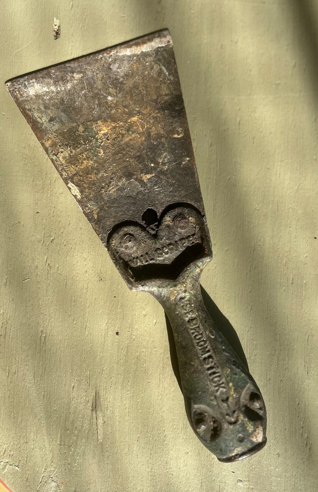Antique Cast Iron Wall Scraper - Etsy