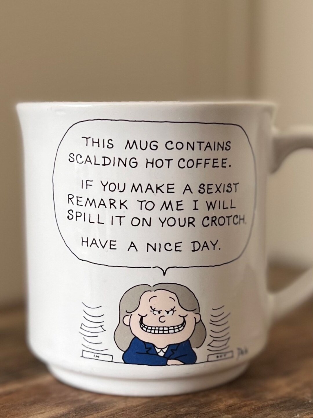 Vintage Office Humour Mug, Dale recycled Paper Products Brand Made in ...