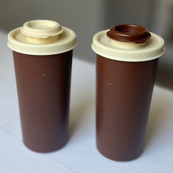 Tupperware Salt and Pepper Shakers - Etsy