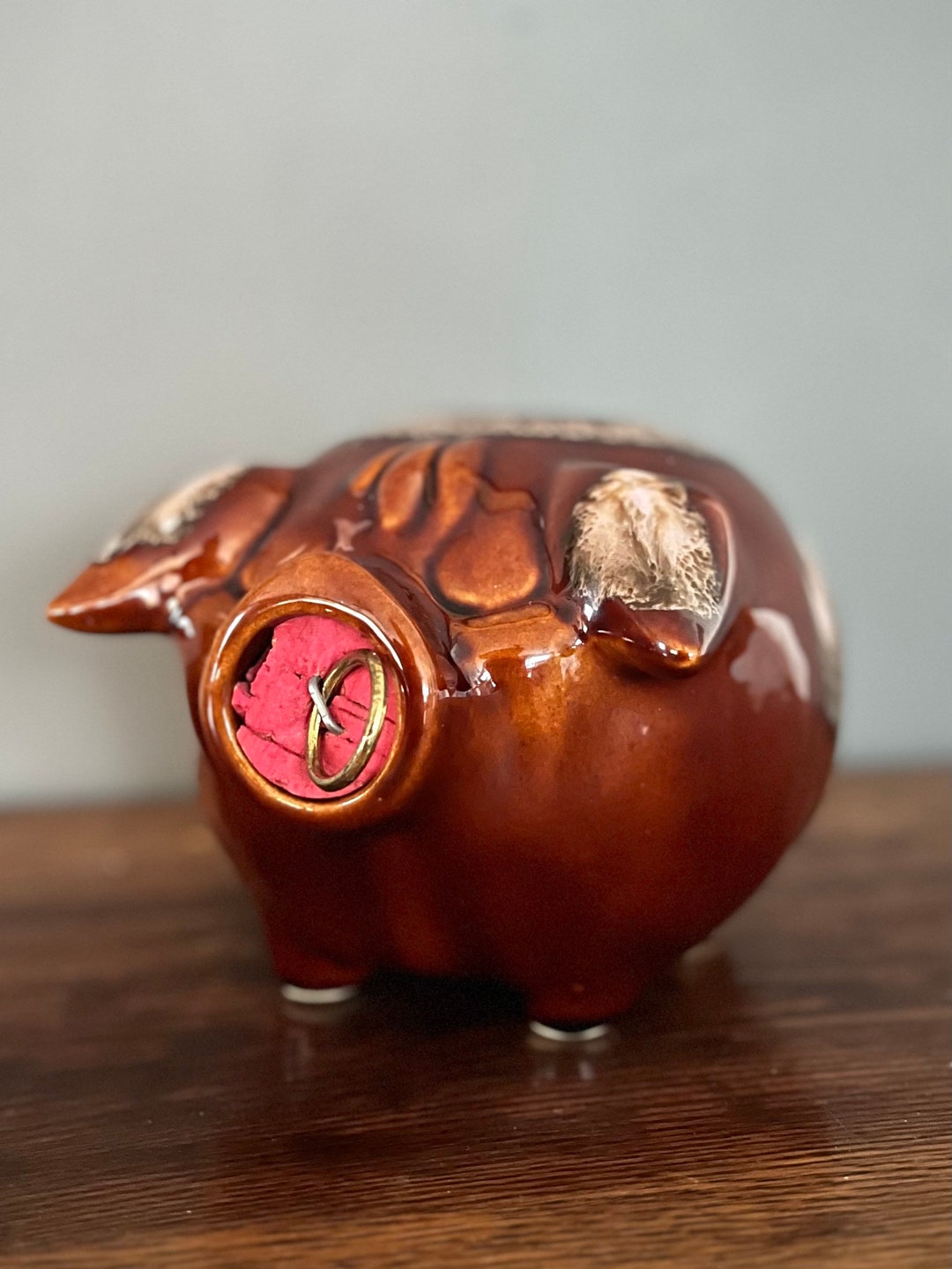 Vintage HULL USA Corky Pig Kitschy Piggy Bank, 1957 - Etsy