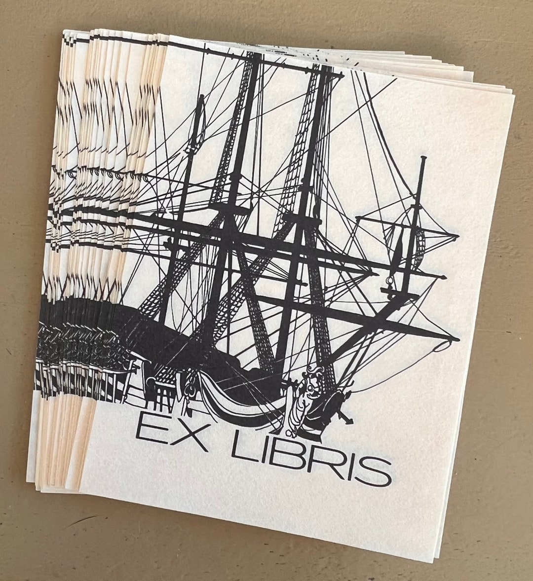 Vintage Bookplates, Ex Libris “from the Library Of” Gummed Labels for ...