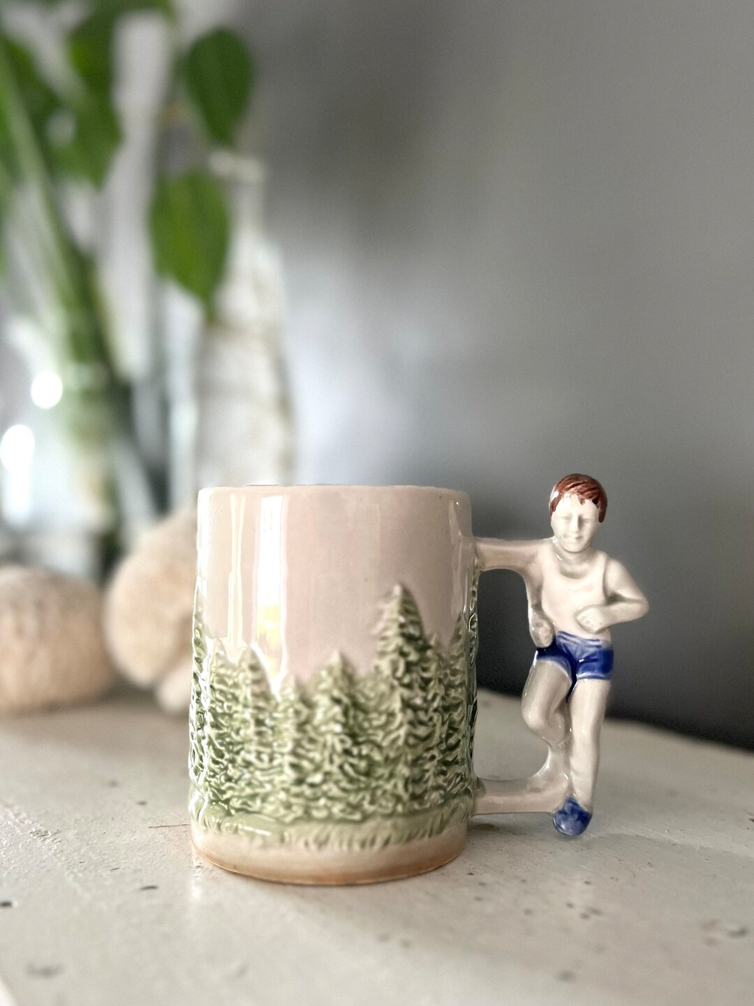 Vintage Track and Field Runners Mug CMC Japan - Etsy