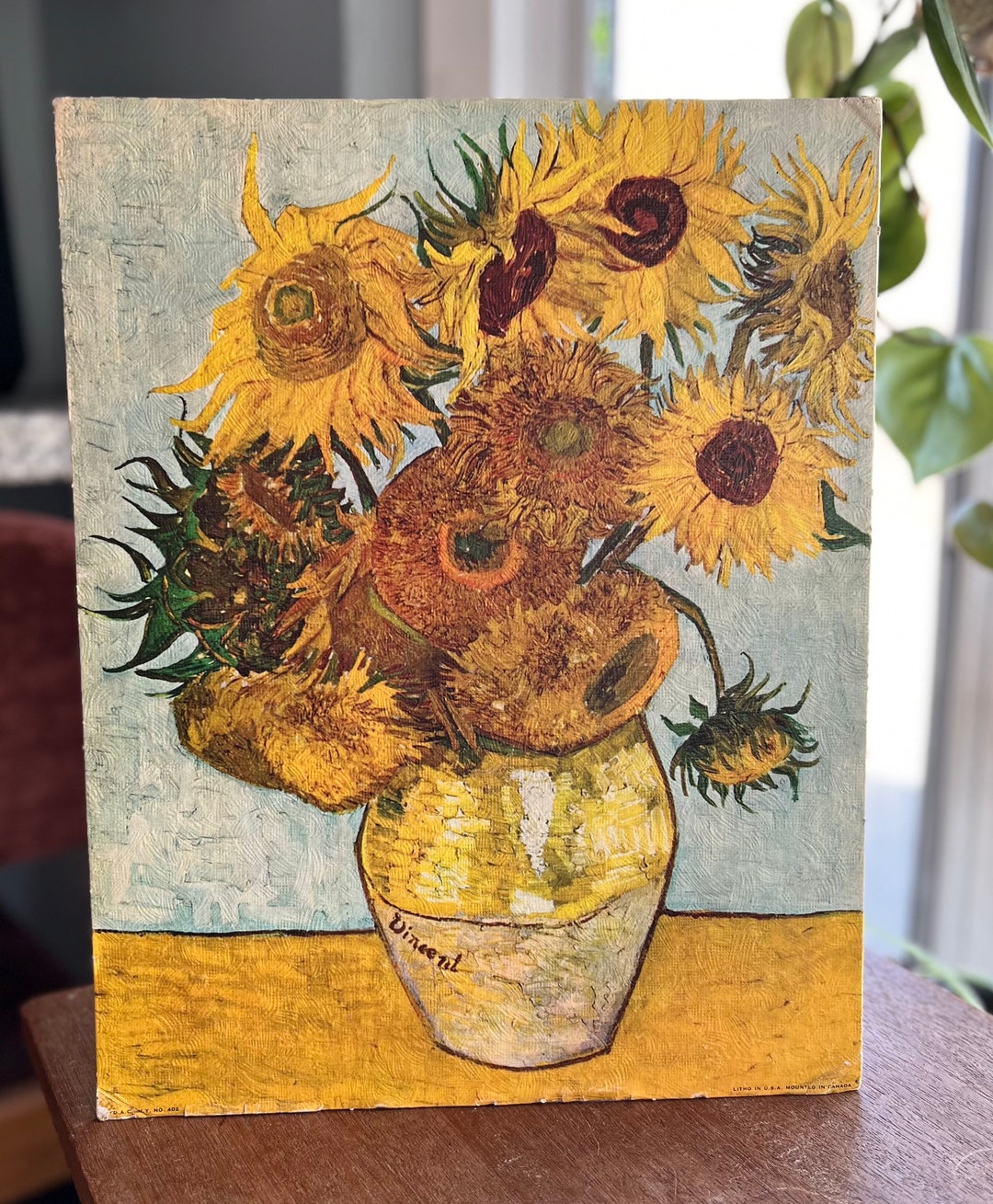 Vintage Unframed 11x14 Litho, Sunflowers by Vincent Van Gogh, Fine Art ...