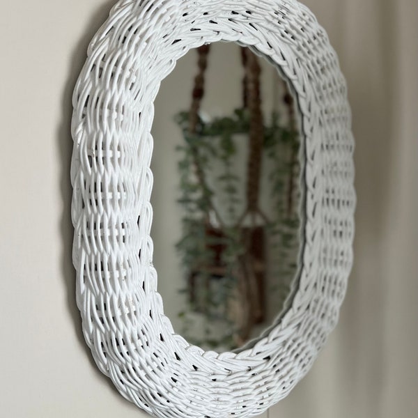 Wicker Mirror - Etsy