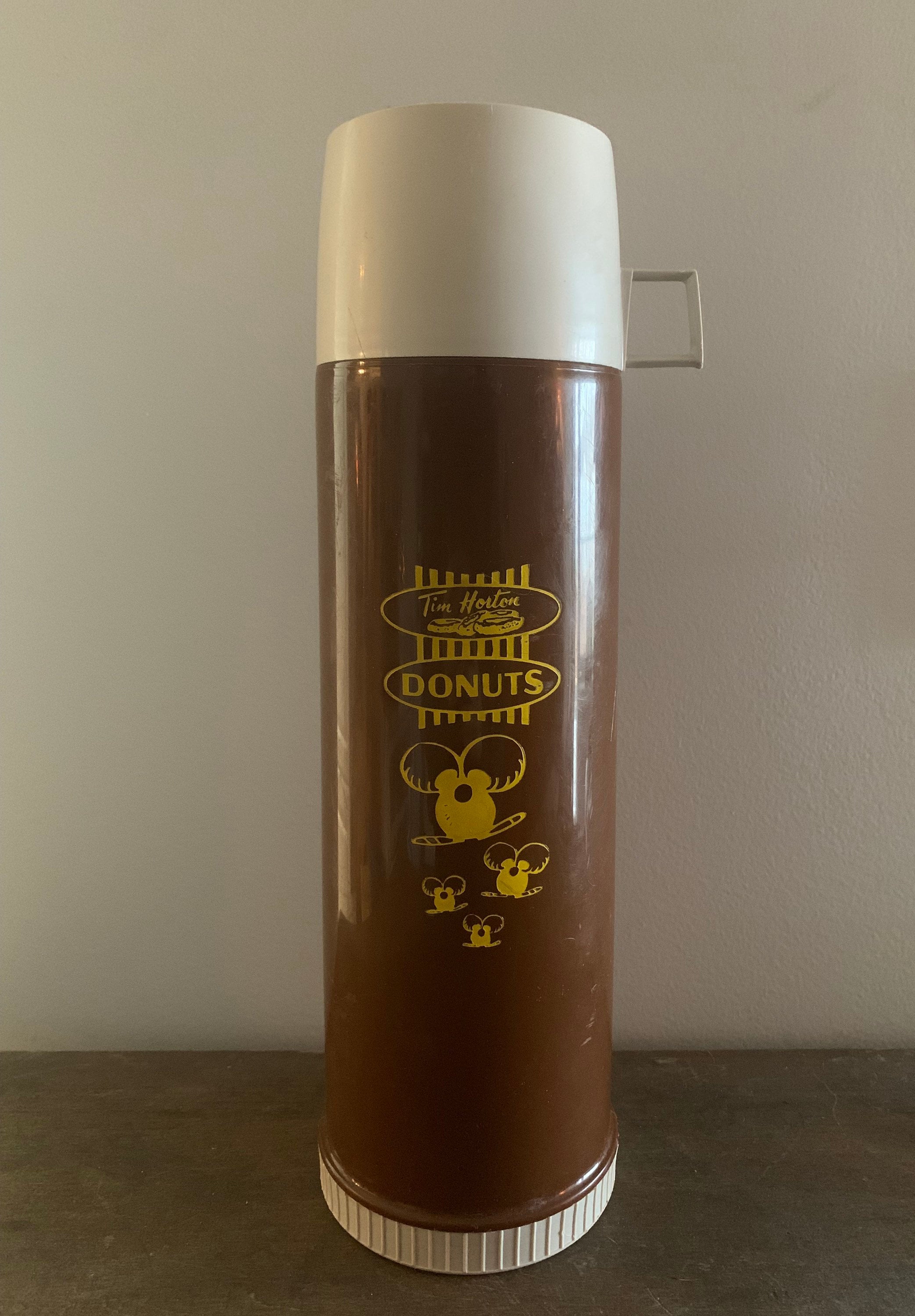 Vintage Brown Plastic Tim Hortons Thermos Canadian Thermos - Etsy Canada