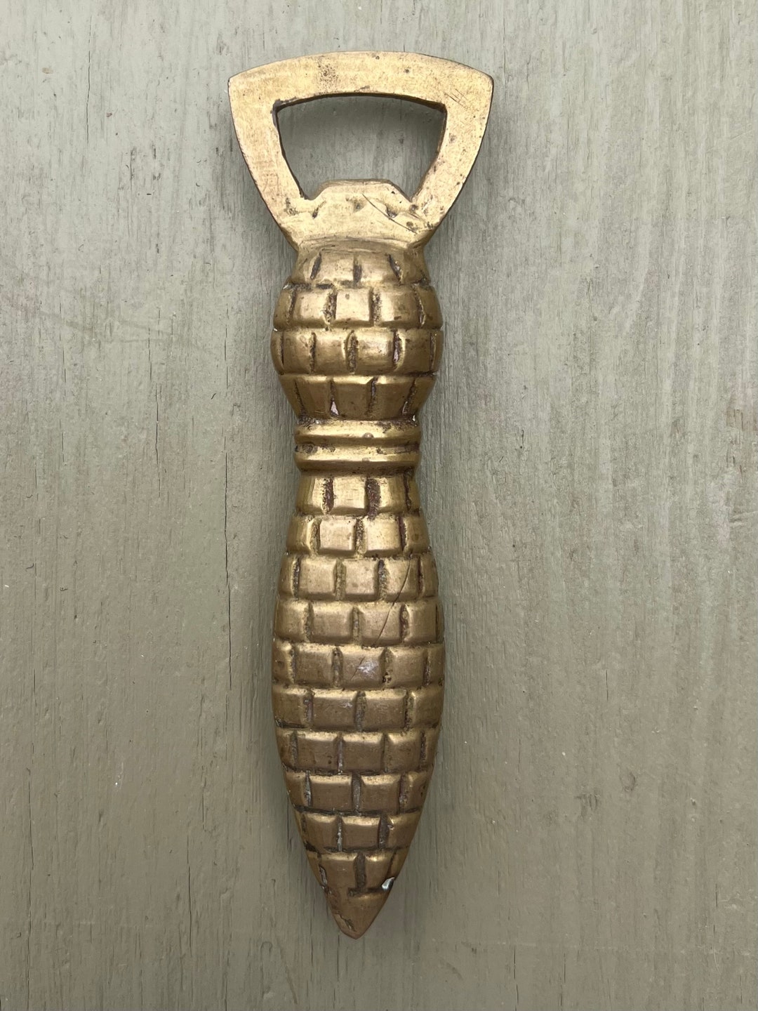 Vintage Brass Bottle Opener, Retro Decorative Barware - Etsy