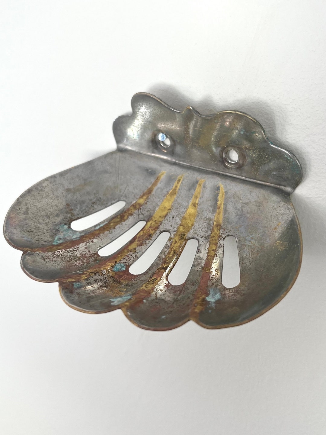 Antique Victorian Metal Shell Soap Dish, 1920s Bathroom Decor - Etsy