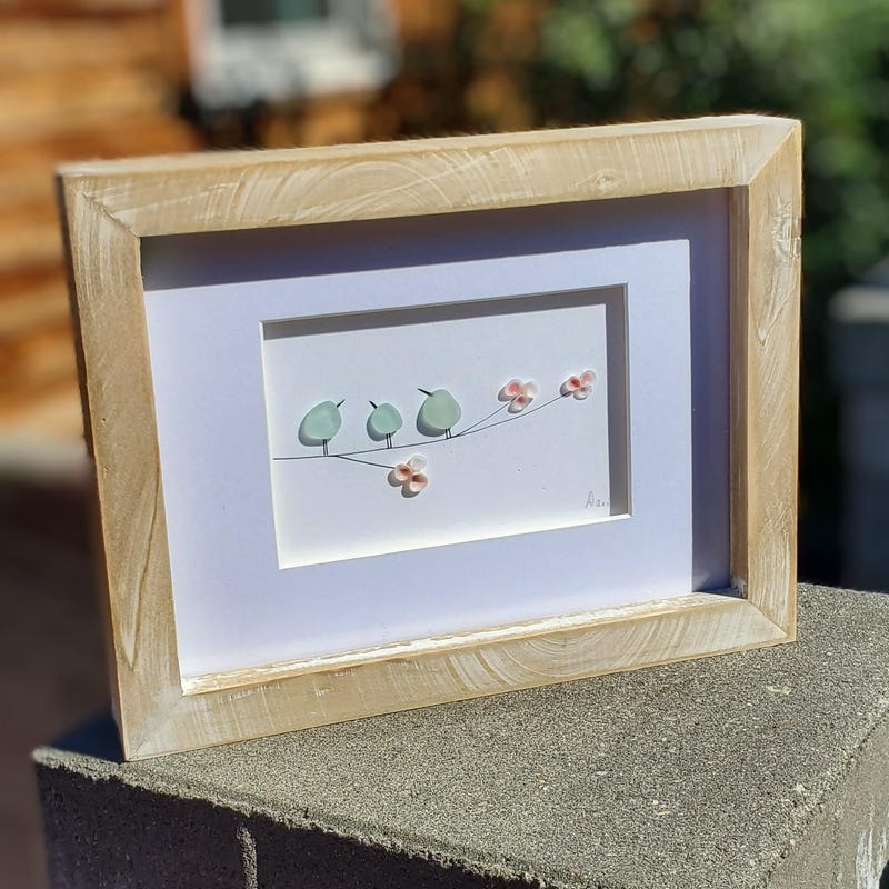 Seaglass Hummingbird - Etsy