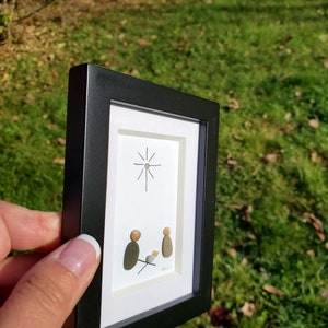 Pebble Art Nativity Set: Unique Framed Nativity Scene (3.5x4 Inch) - Etsy