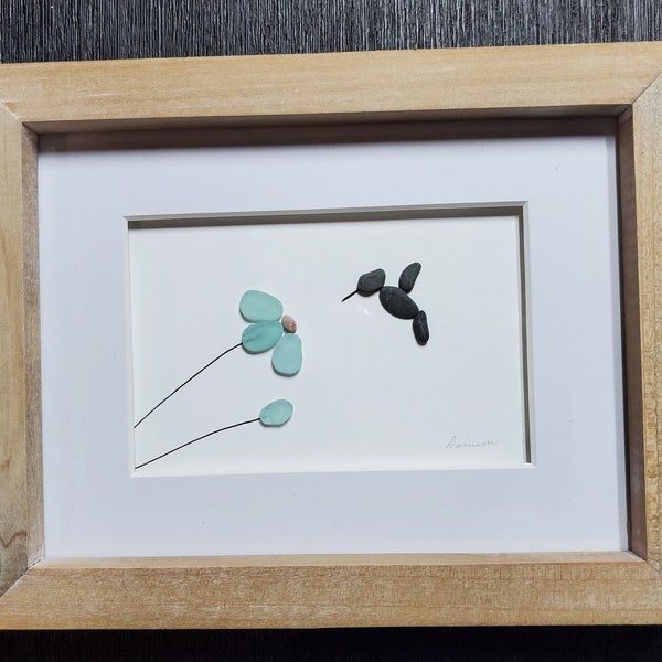 Seaglass Hummingbird - Etsy