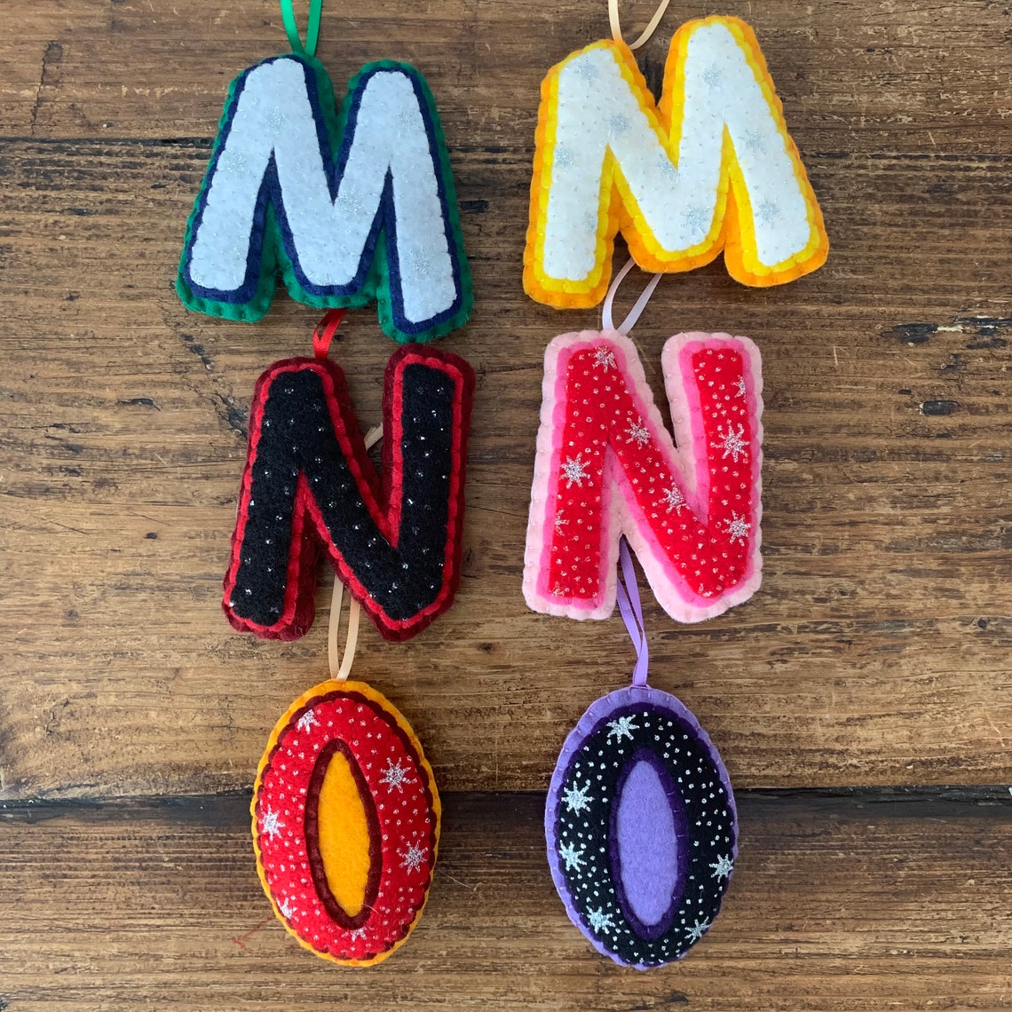 ABCD Handmade Alphabet felt decorations | Etsy
