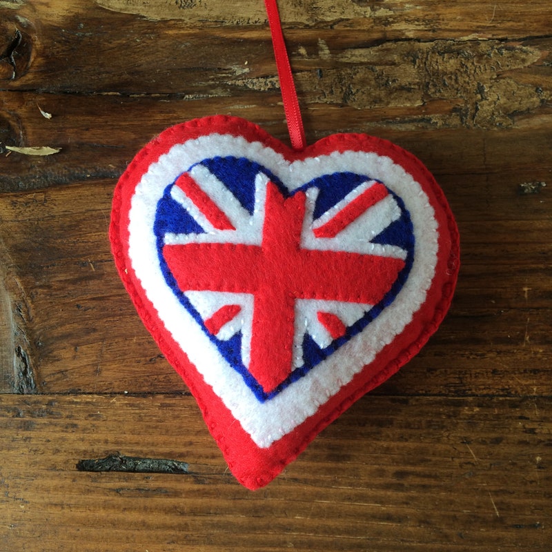 Union Jack Ornament - Etsy UK