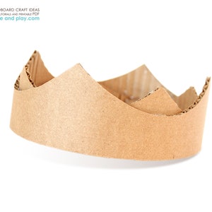 Cardboard Crown | TEMPLATE - Etsy
