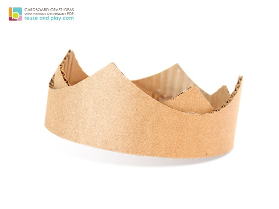 Cardboard Crown TEMPLATE - Etsy