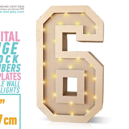 Marquee Light up Numbers - Etsy