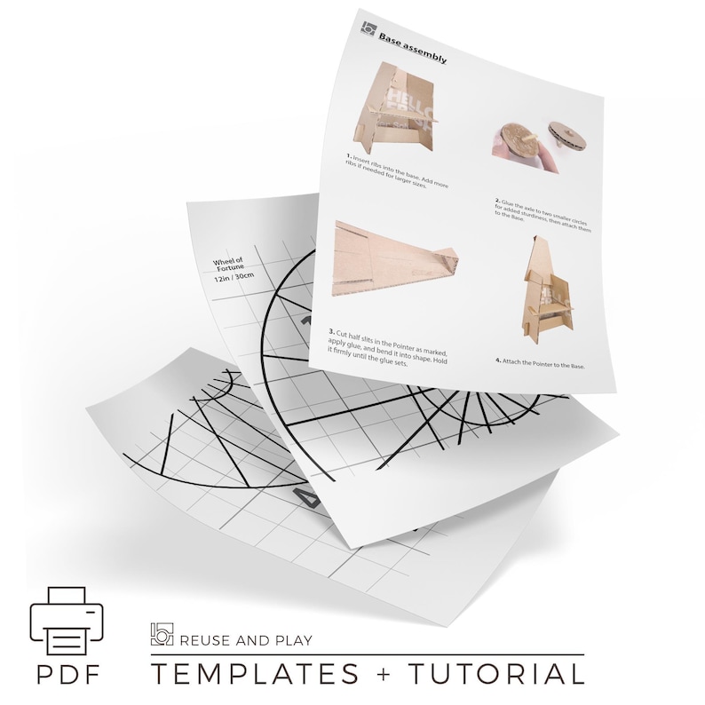 Fortune Wheel Templates - Etsy