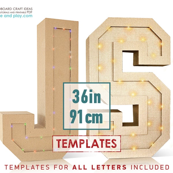 Giant Letters - Etsy