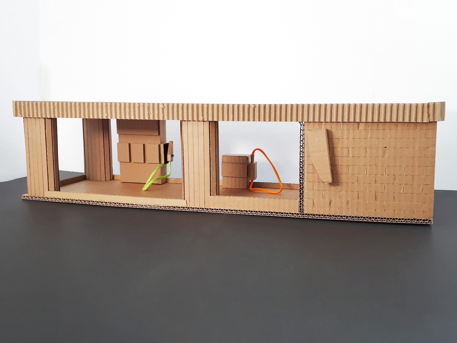 Cardboard Car Garage and Gas Station - Etsy