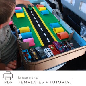 Travel Toy Car Storage With Track and Parking - Etsy