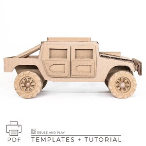 Humvee Truck Toy Car. TEMPLATES - Etsy