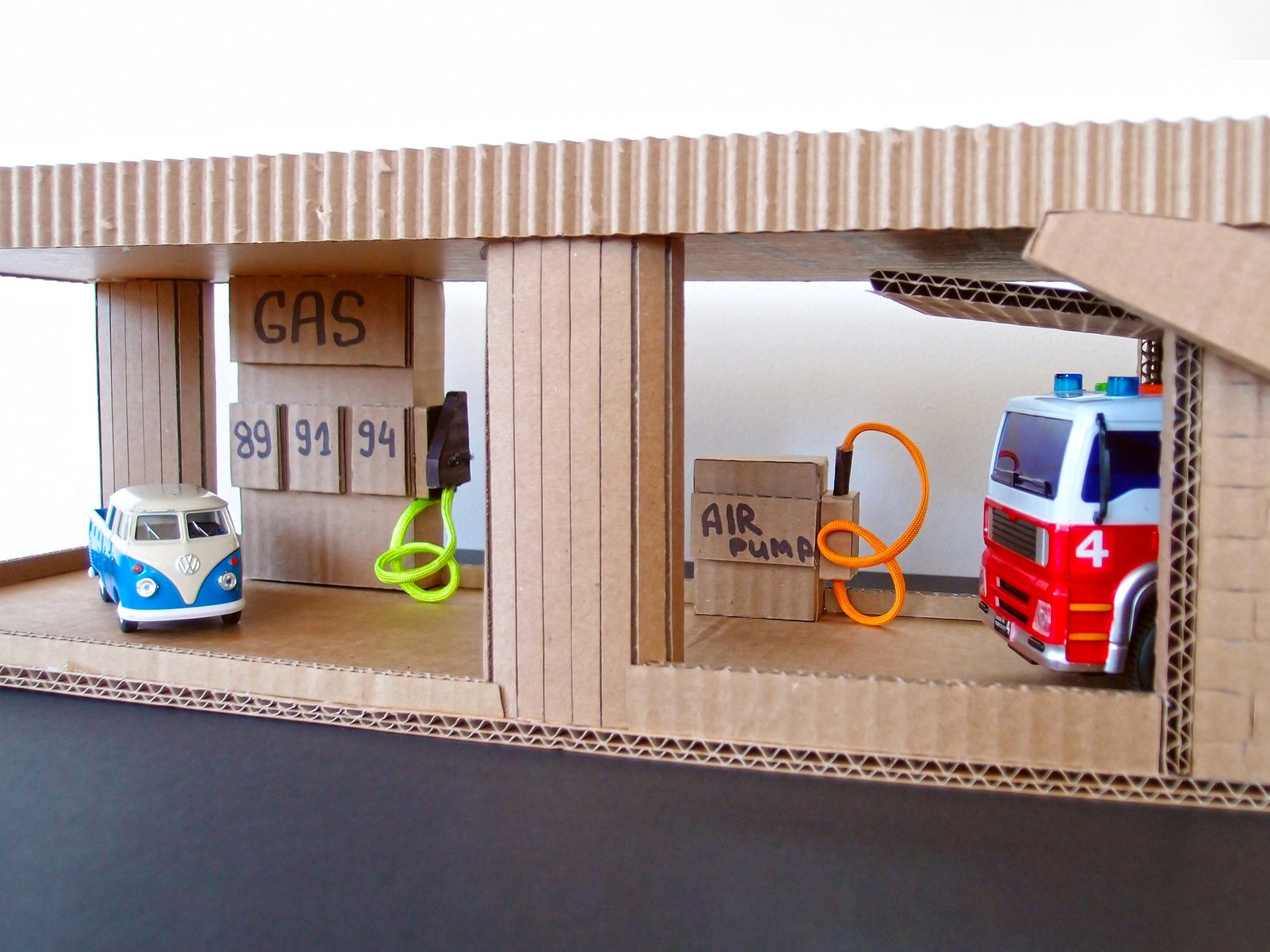 Toy Car Garage Cardboard Storage DIY Tutorial | Etsy