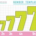 Block Number TWO Templates 1-5 Ft - Etsy